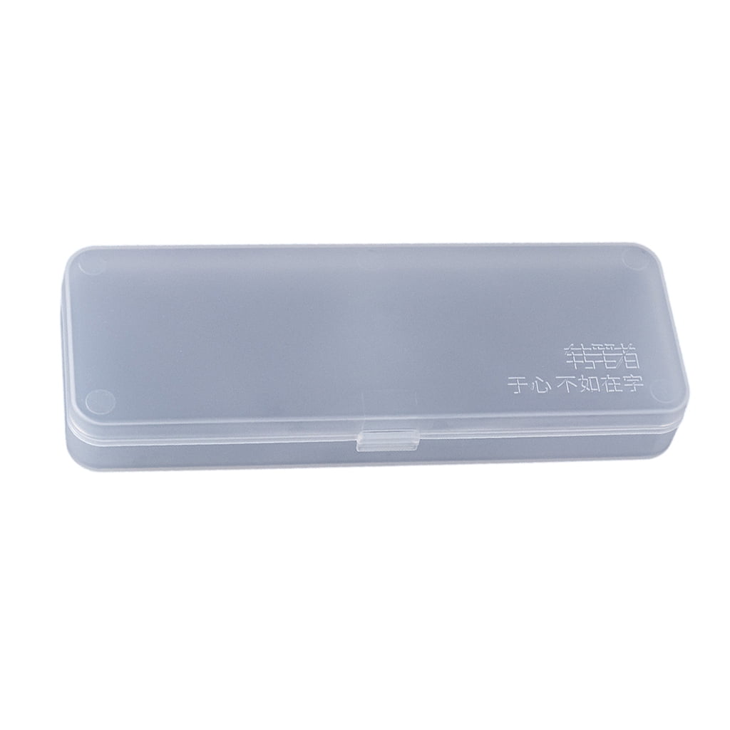 Pencil Box Pencil Case Pencil Container Clear Pen Box Desk Organisers ...
