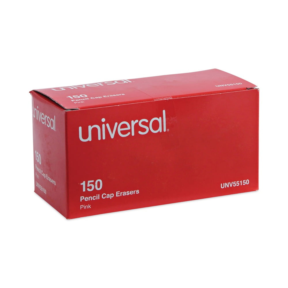 Universal pencl Cap Erasers 50/Pack 55150 - Walmart.com