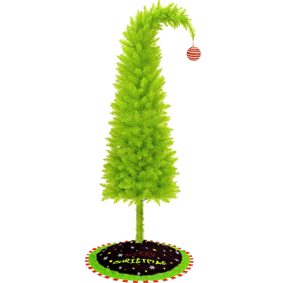 Pencil Christmas Tree 6ft, Bendable Christmas Tree Artificial Christmas ...