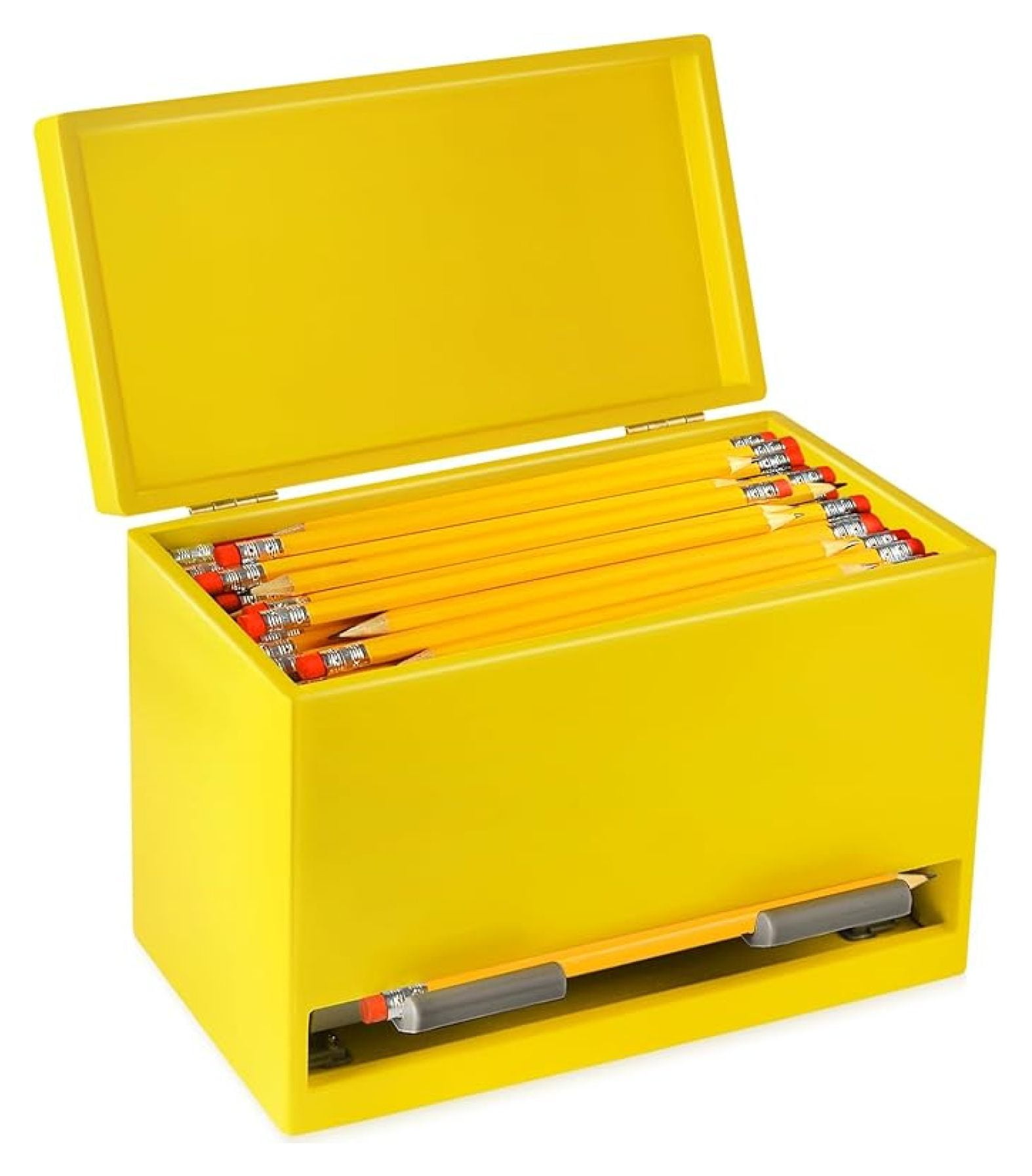 Pencil Dispenser for Classroom, Wooden Pencil Holder for Desk ...