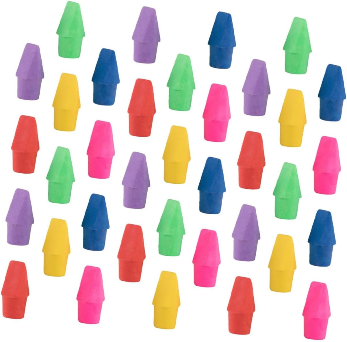 Pencil Eraser Caps 50pcs Eraser Cap Erasers Animal Erasers for 3D Cap ...