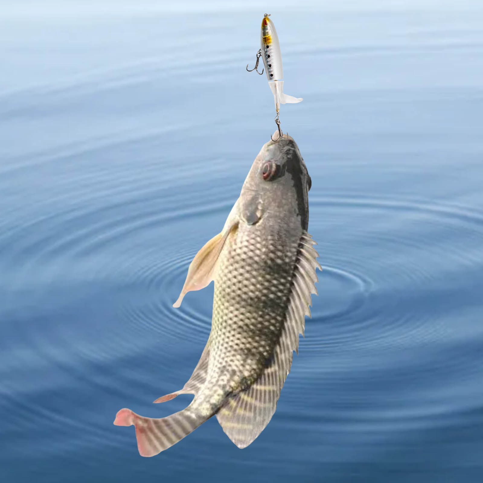 Pencil Floating Lure,Realistic ABS Propeller Structure Water Surface ...