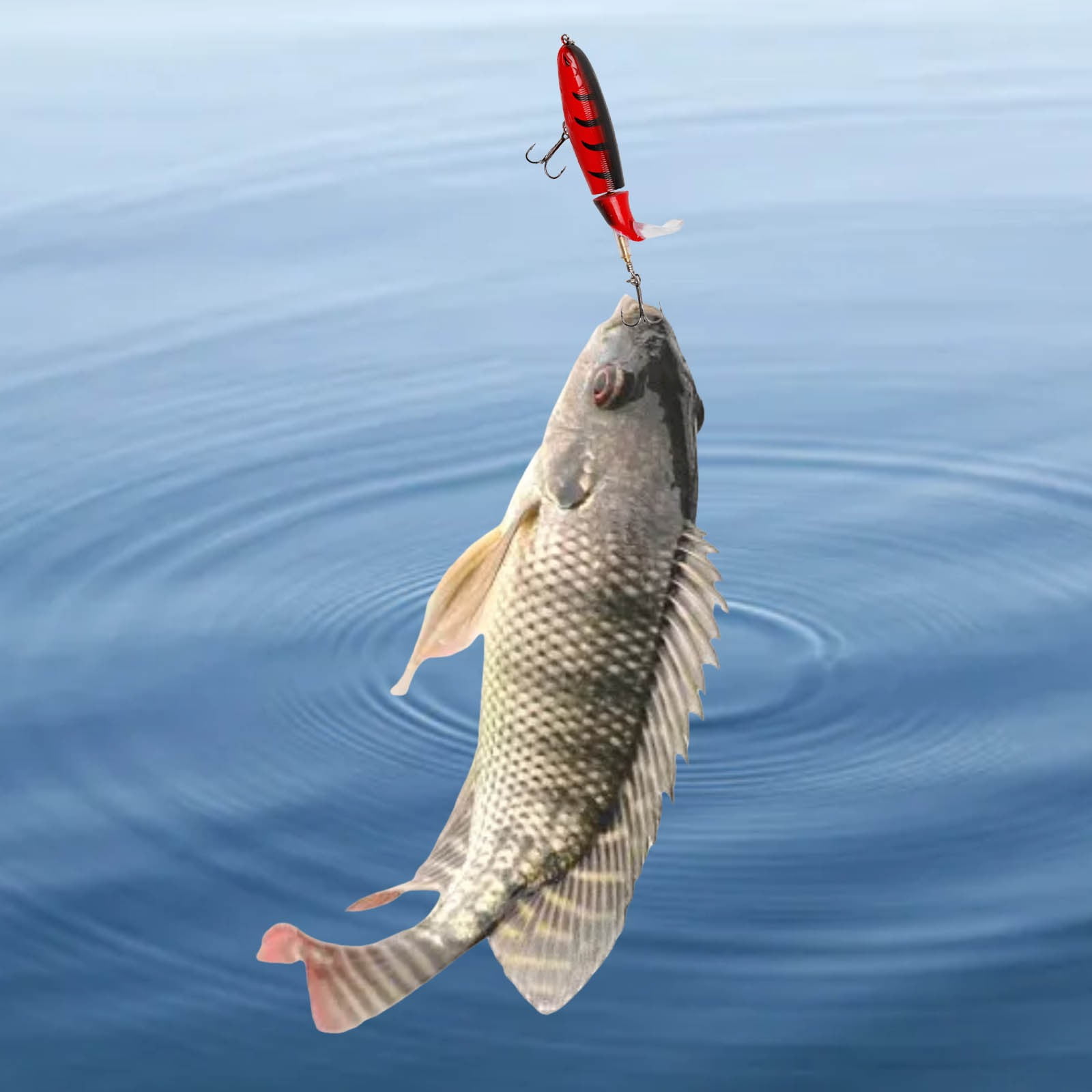 Pencil Floating Lure,Realistic ABS Propeller Structure Water Surface ...