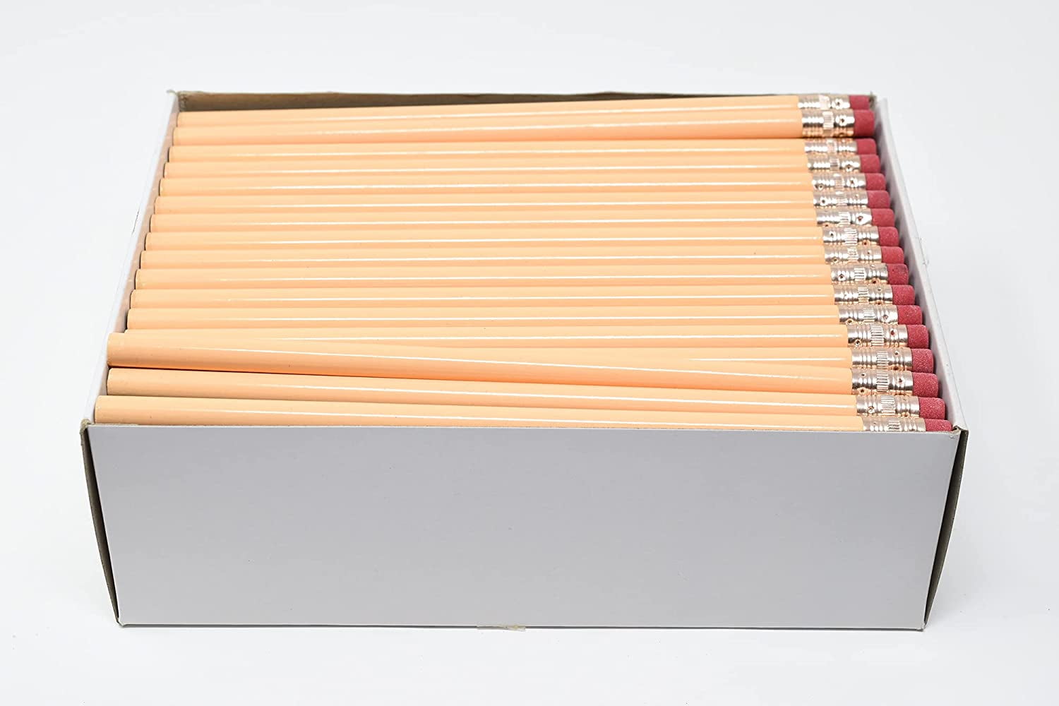 Pencil Guy Blank Round Pencils Cream, Pack of 1000 Wood Pencils ...
