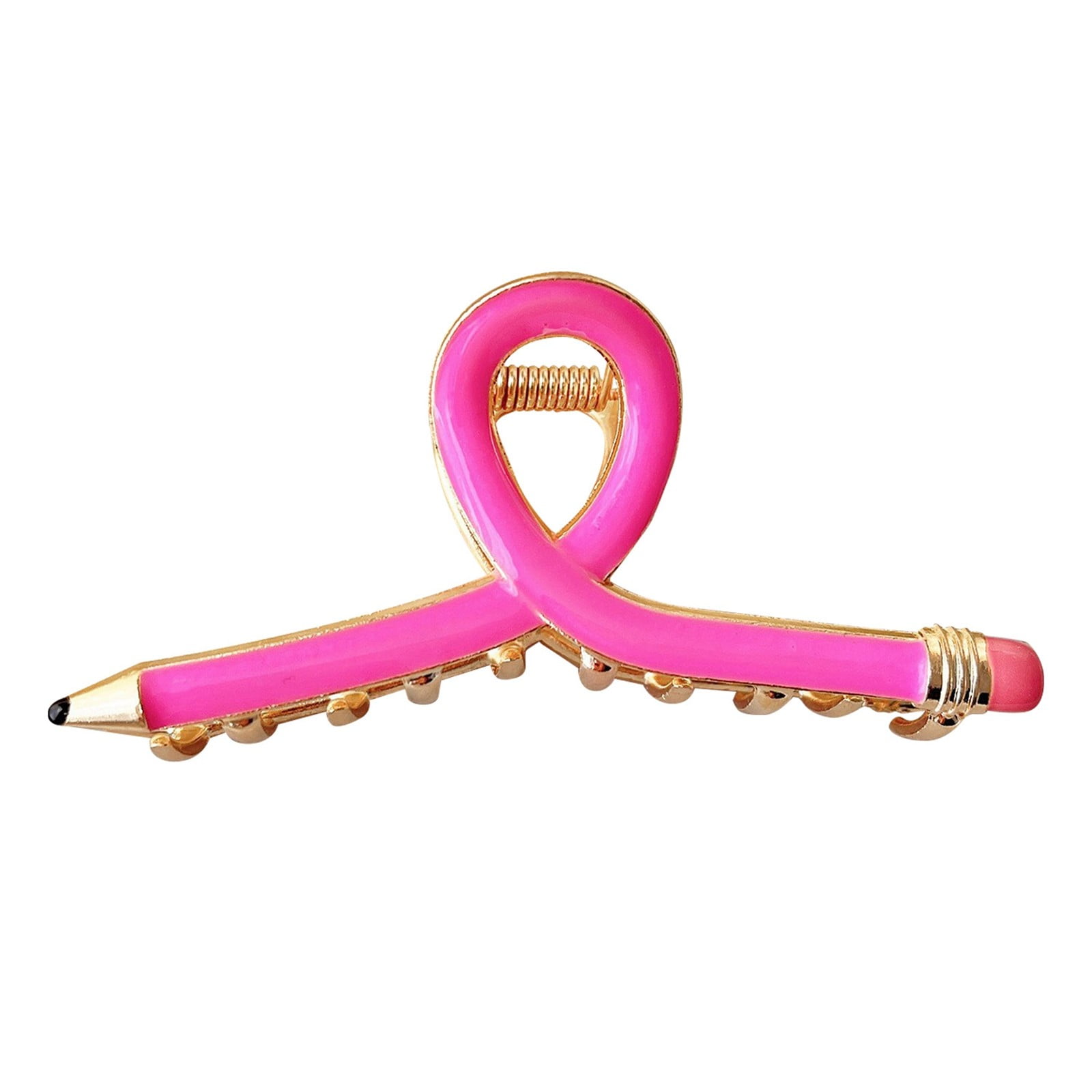 Pencil Hair Clips Back To School Cute Nonslip Hair Clamp Barrettes For ...