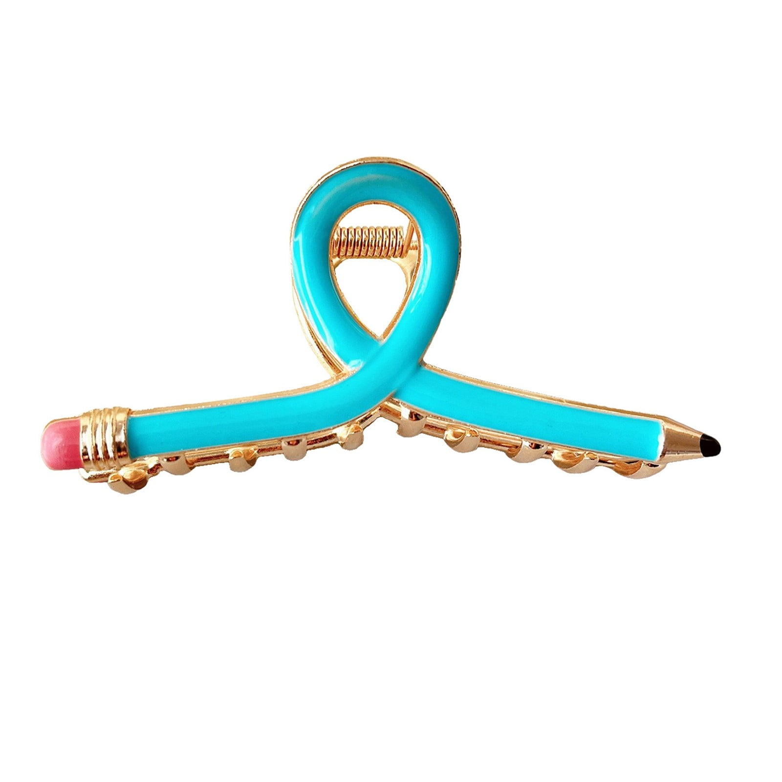 Pencil Hair Clips Back To School Cute Nonslip Hair Clamps Thick Thin ...