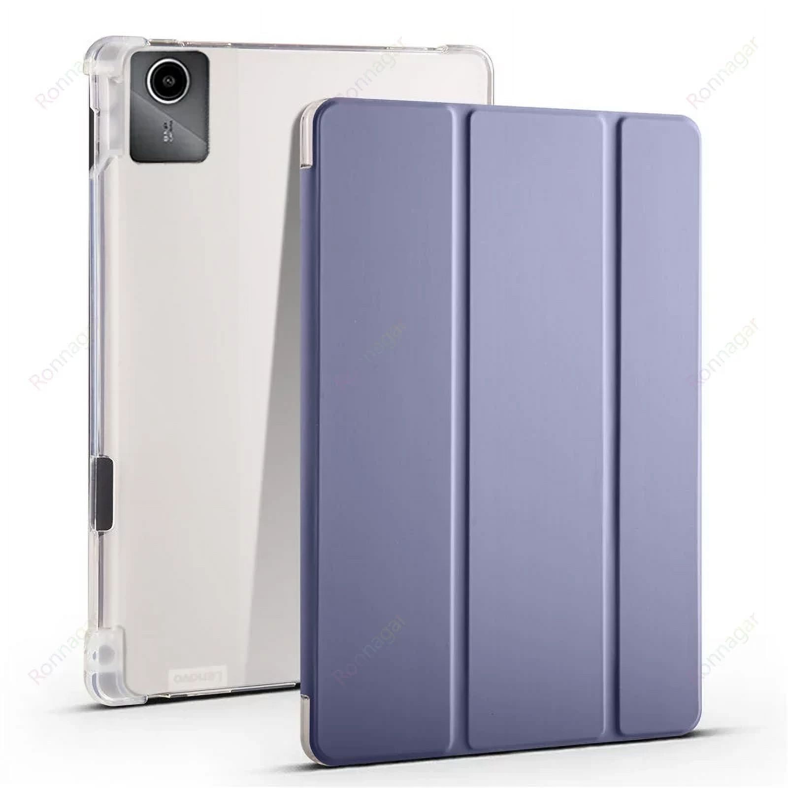 With Pencil Holder Case for Lenovo Tab M11 11" 2024 TB330FU Slim Stand Tri-Fold Soft Shell ...