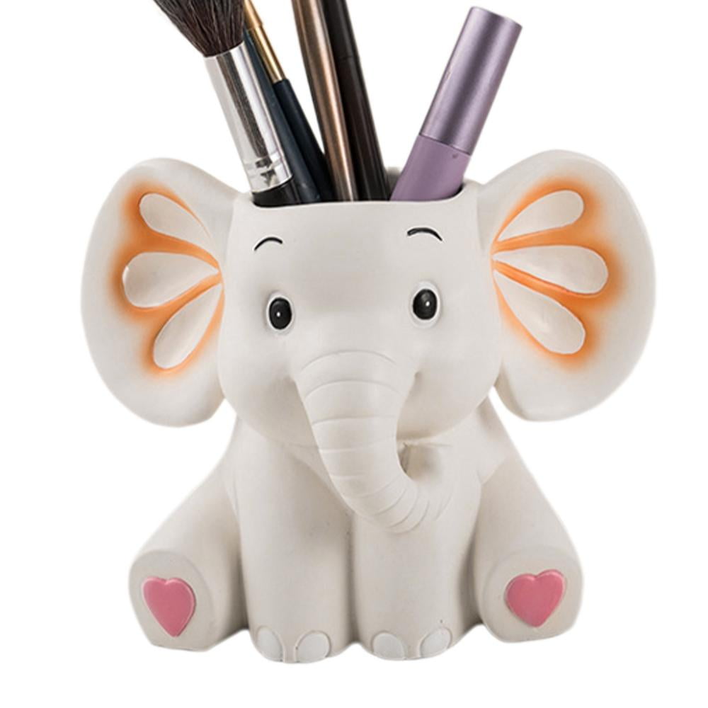 Pencil Holder Desk Organizer Multipurpose Elephant Pen Holder Desk ...