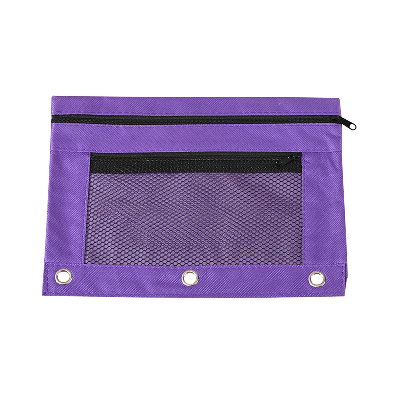Pencil Pouch for 3 Ring Binder, Binder Pencil Case with Smooth Zipper ...