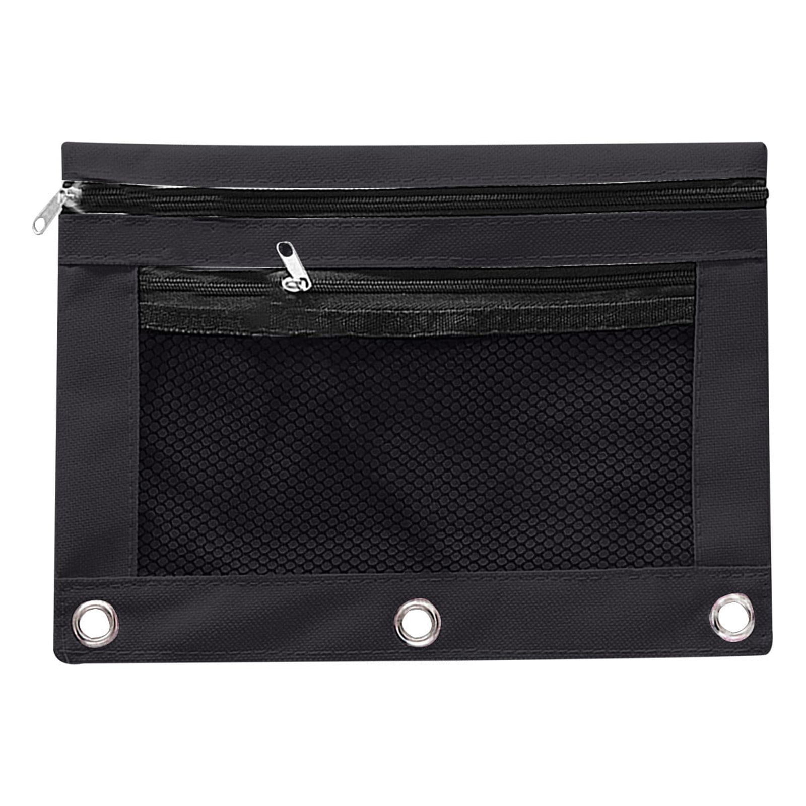 Pencil Pouch for 3 Ring Binder, 2025 Pencil Pouches with Zipper-Pencil ...