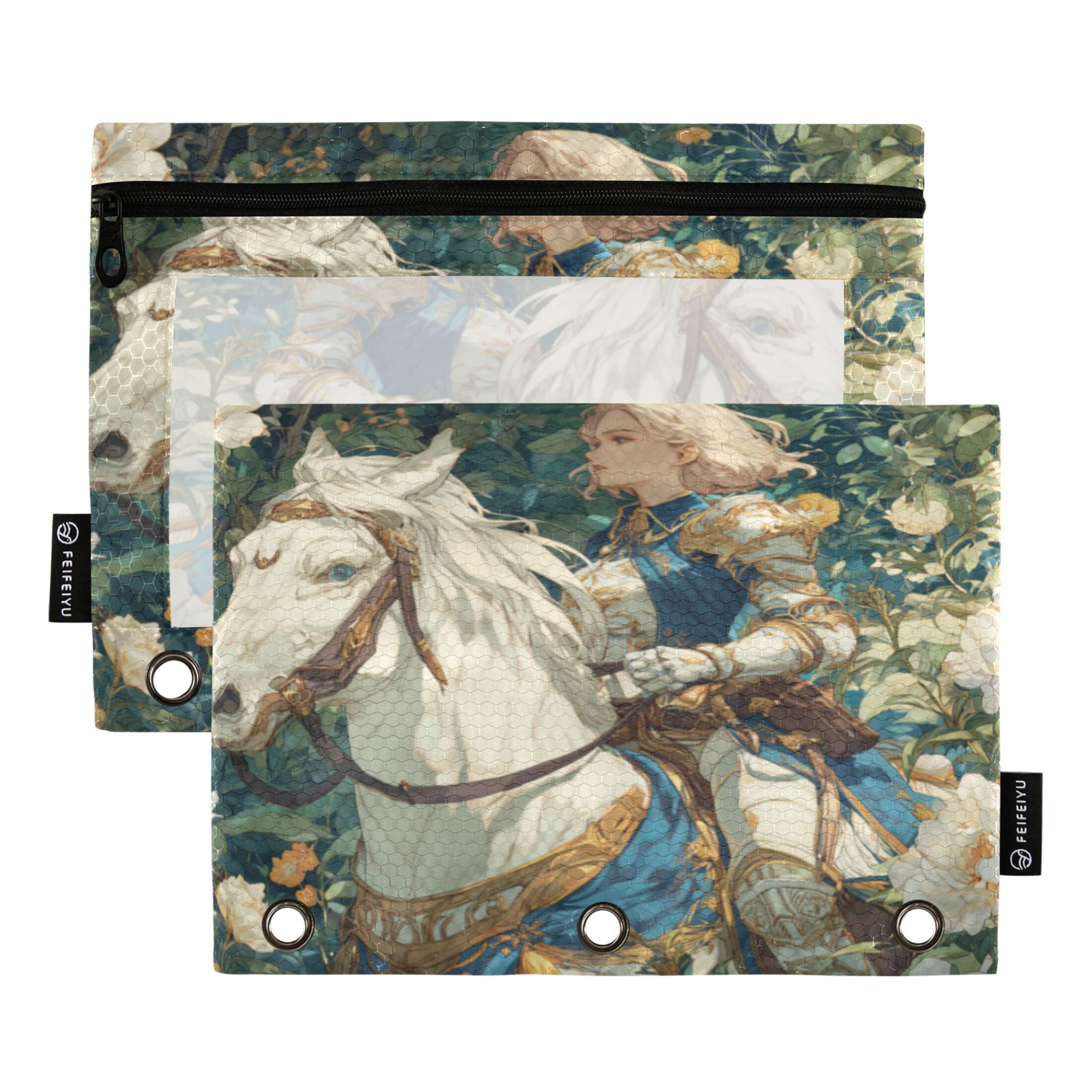 Pencil Pouch for 3 Ring Binder Binder Pencil Case One SizeX2 Brave ...