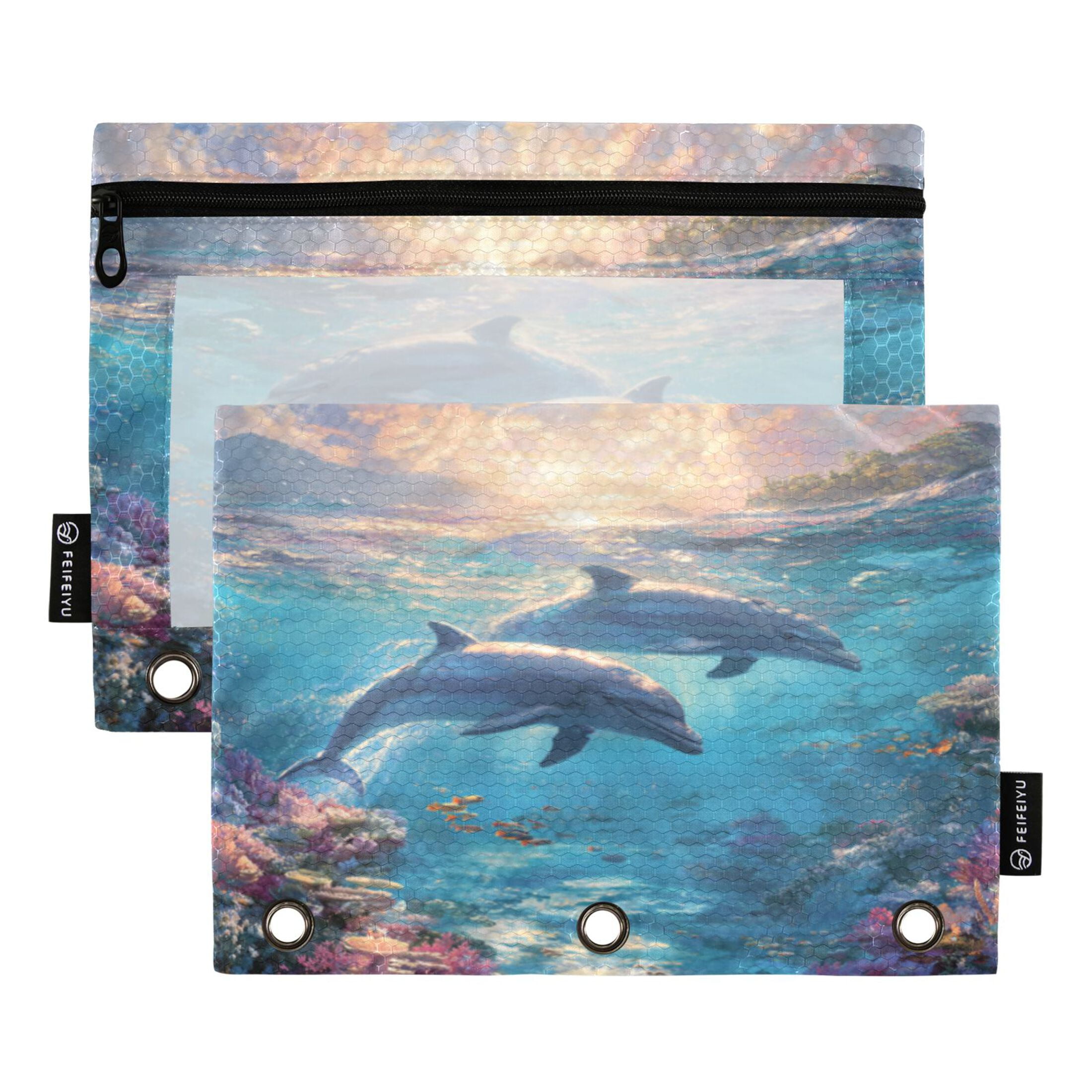 Pencil Pouch for 3 Ring Binder Binder Pencil Case One SizeX2 Two ...
