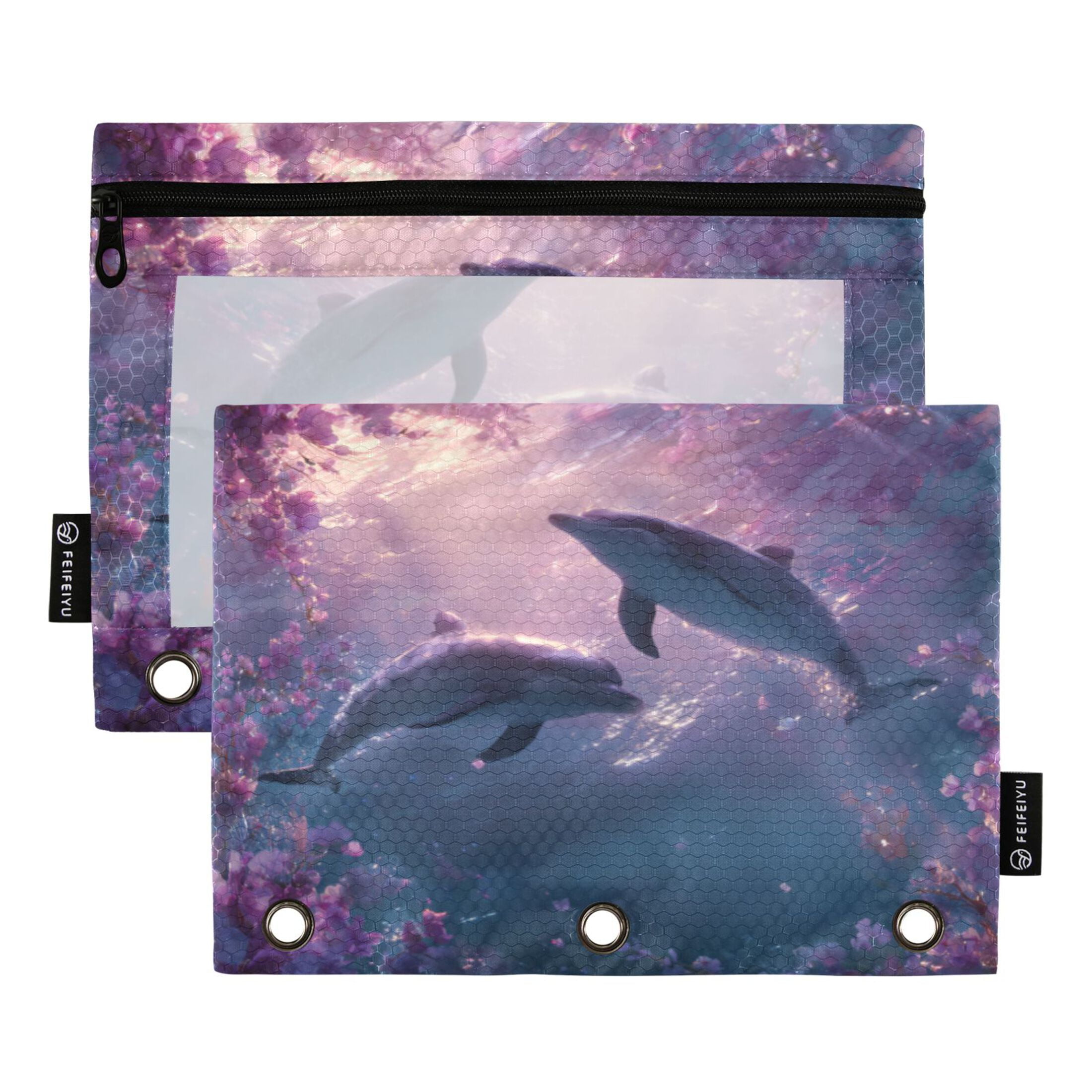 Pencil Pouch for 3 Ring Binder Binder Pencil Case One SizeX2 Two ...