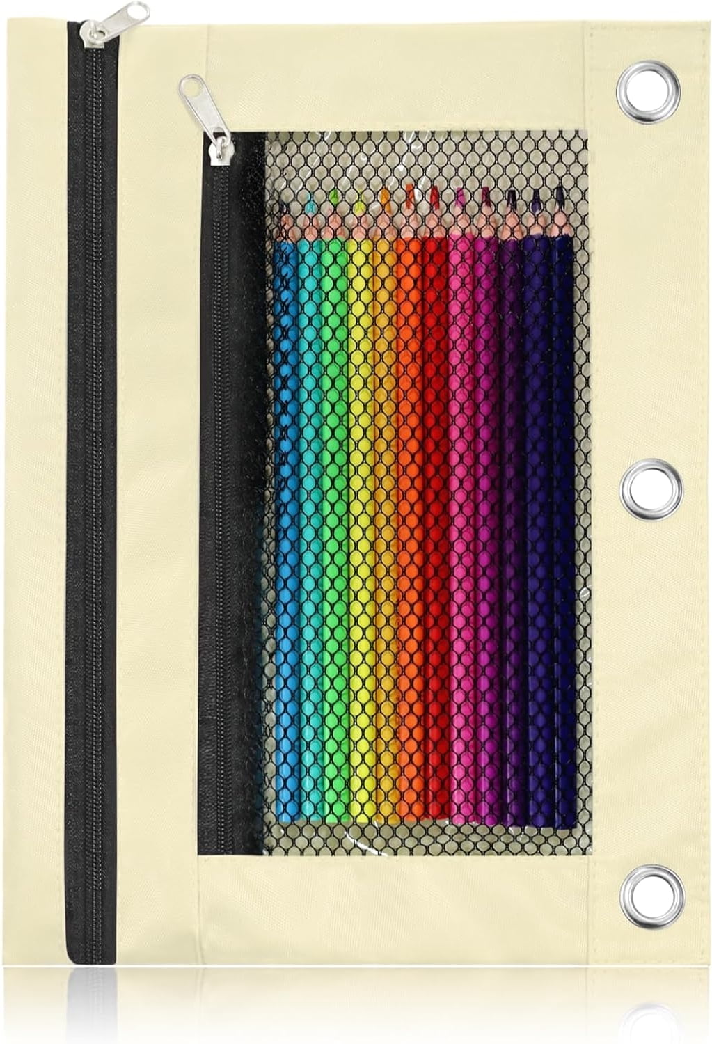 Pencil Pouch for Zipper Pen Case Bag Holder Bulk Accessories Clear ...