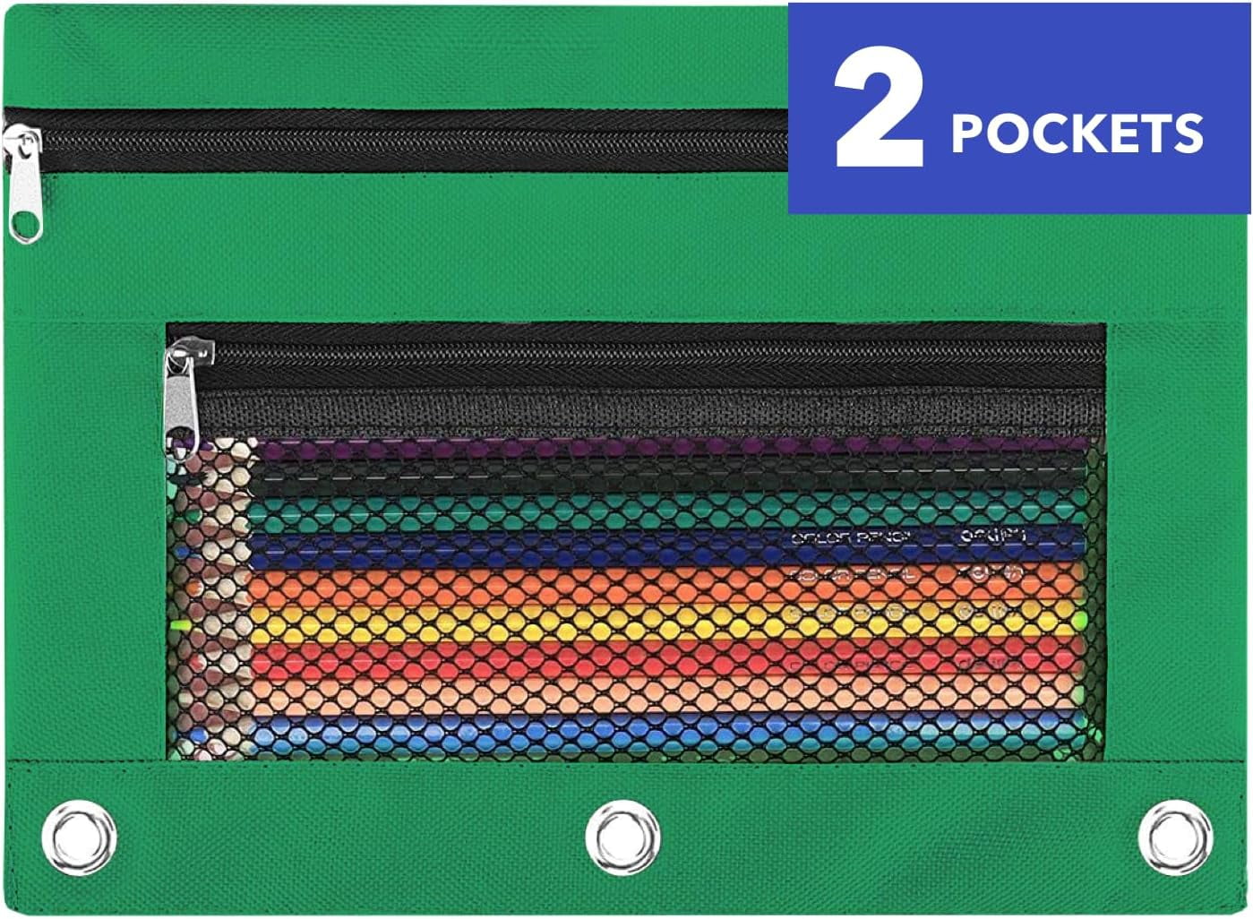 Pencil Pouch for Zipper Pen Case Bag Holder Bulk Accessories Clear ...