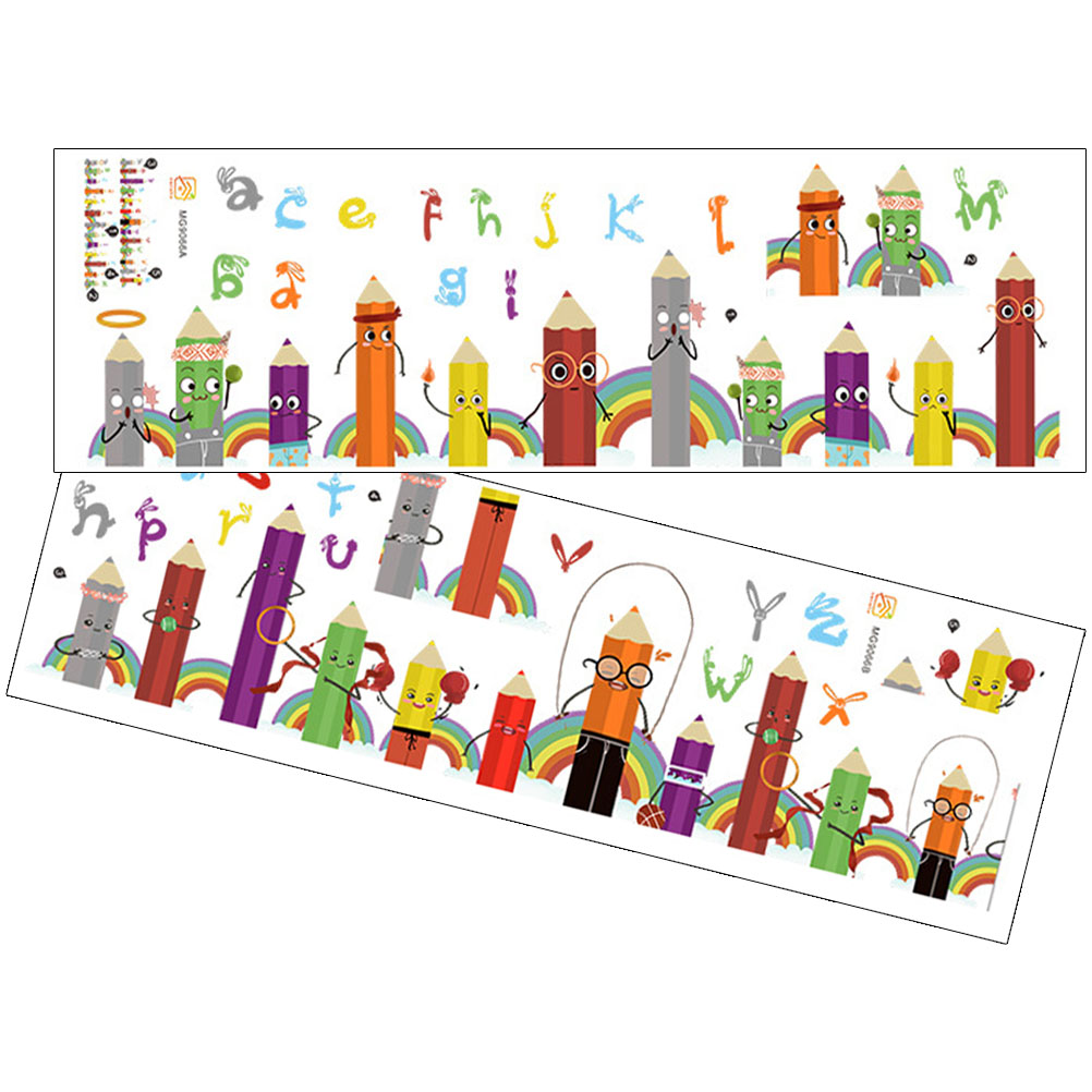 Pencil Room Wall Sticker Painting Decals for Kids Pvc Removable ...