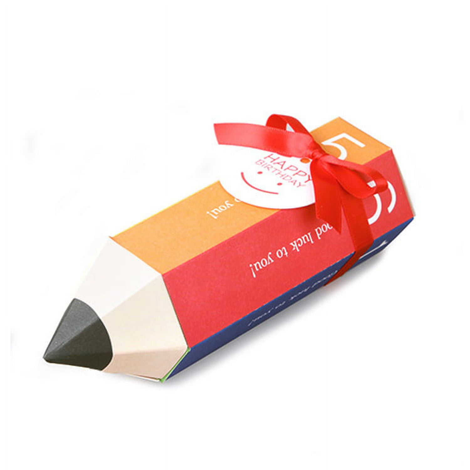 Pencil Shaped Candy Gift Box Party Favor Treat Boxes Snack Box ...