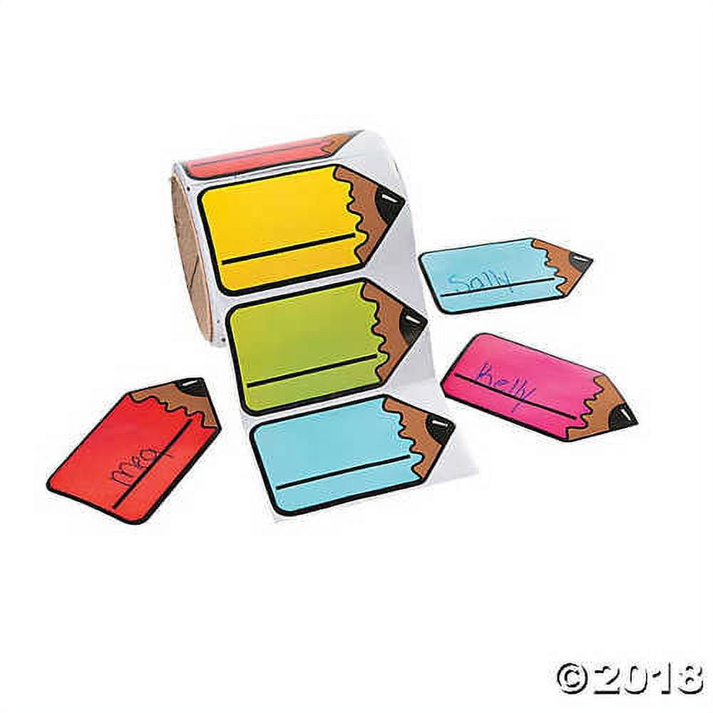 Pencil Name Tags For School