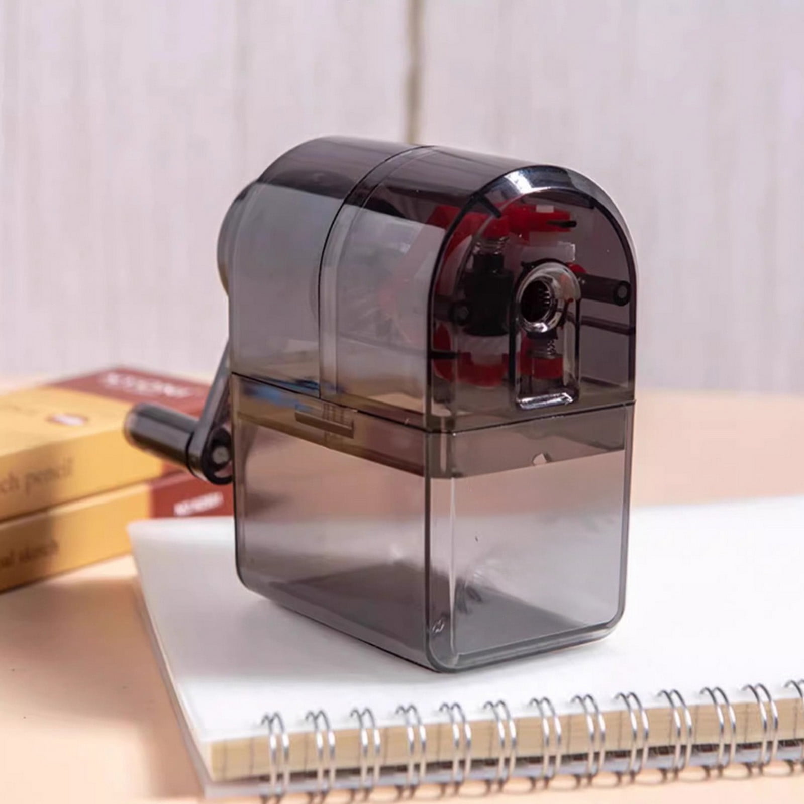Pencil Sharpener for Art Learner, Hand-cranked Plastic Sketch Sharpener ...