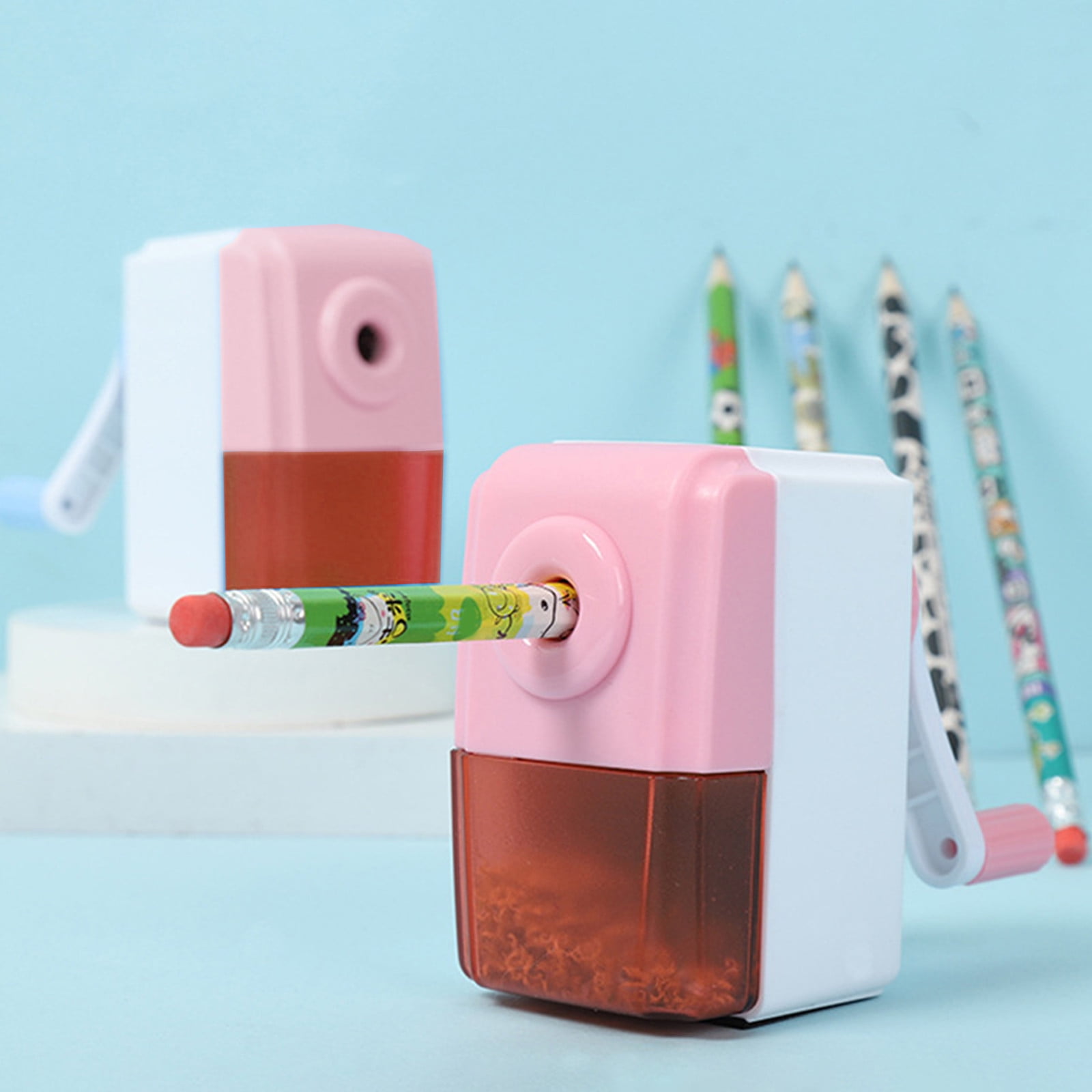 Pencil Sharpener,Automatic Pen Entry Design,The knob can Adjust of Pen ...