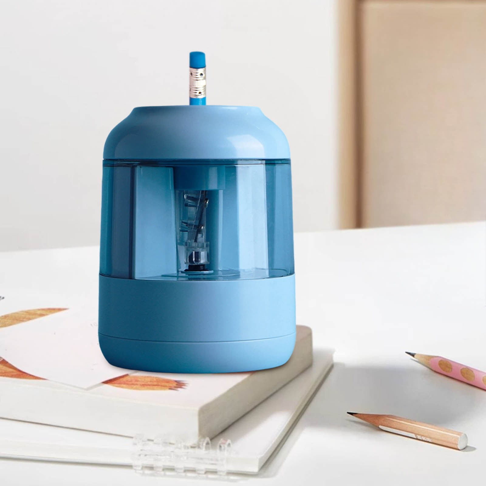 Pencil Sharpener Automatic Stop Mechanism for Point Every Classroom Use ...