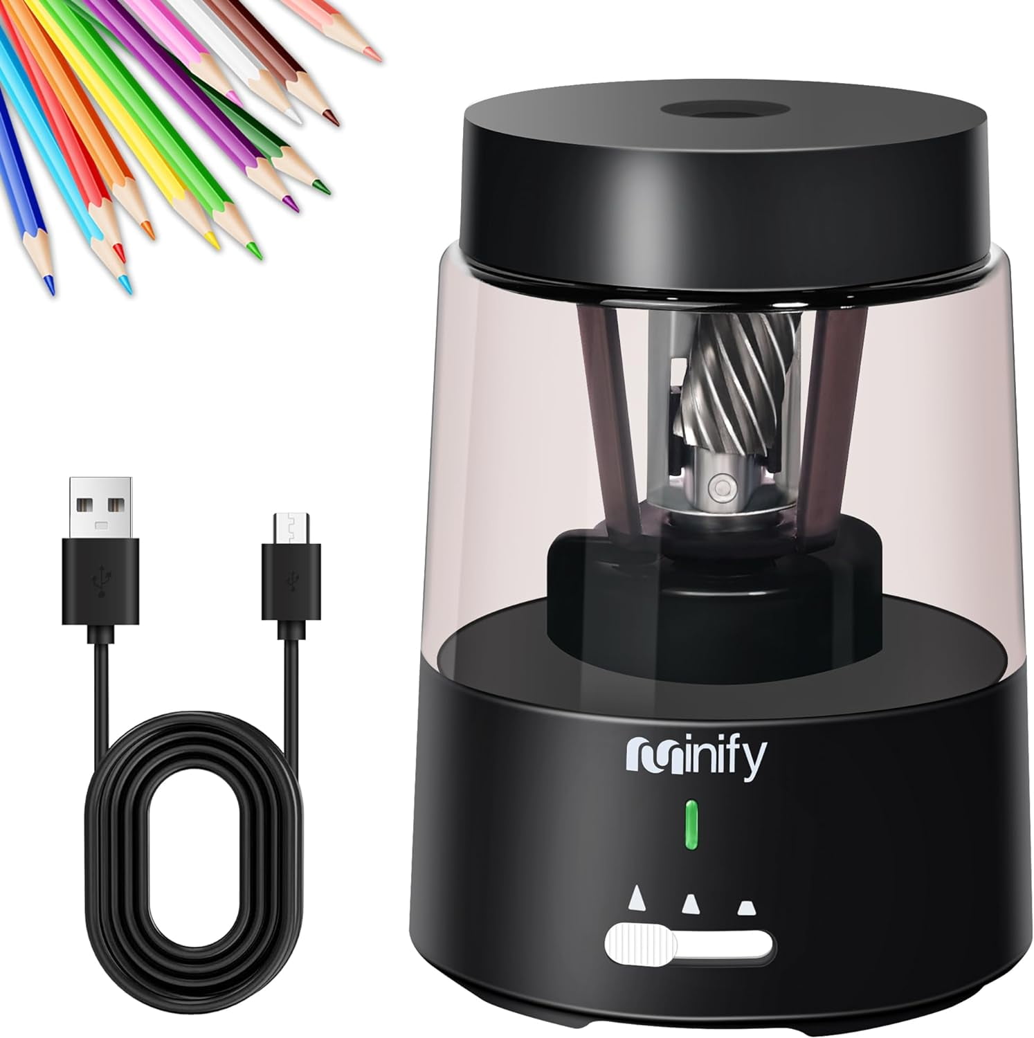 Pencil Sharpener Electric Pencil Sharpener Heavy Duty Blade ...