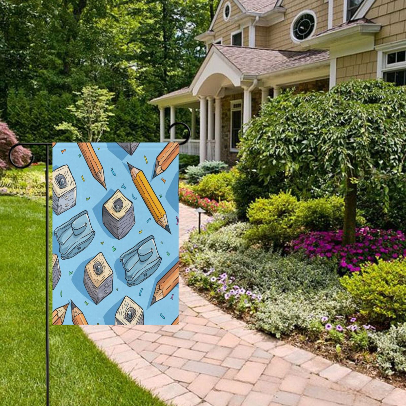 Pencil Sharpener Garden Flag Double Sided 12 x 18 Inch Outside Yard ...