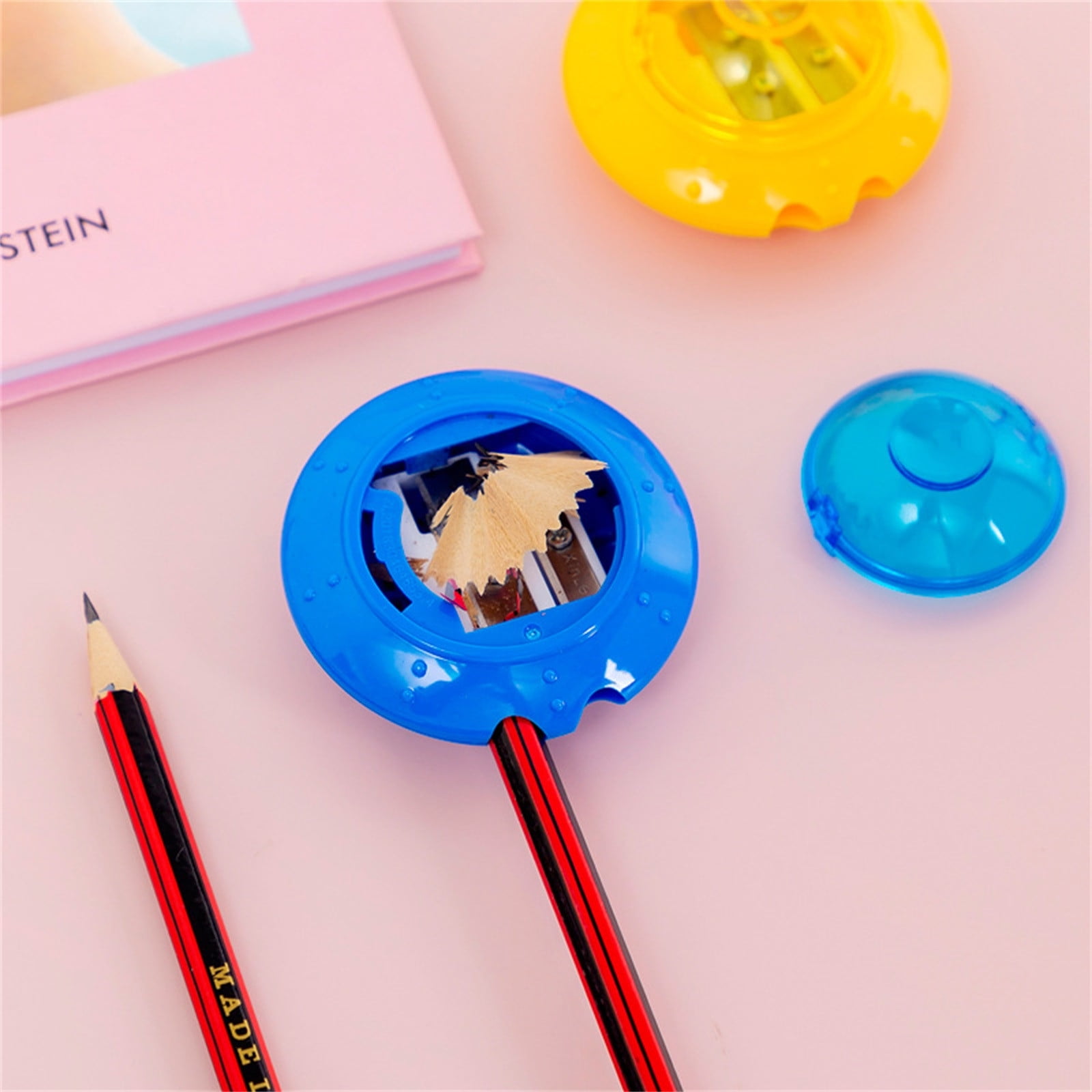 Pencil Sharpener, Handheld Plastic Sharpener, Reversible Design ...