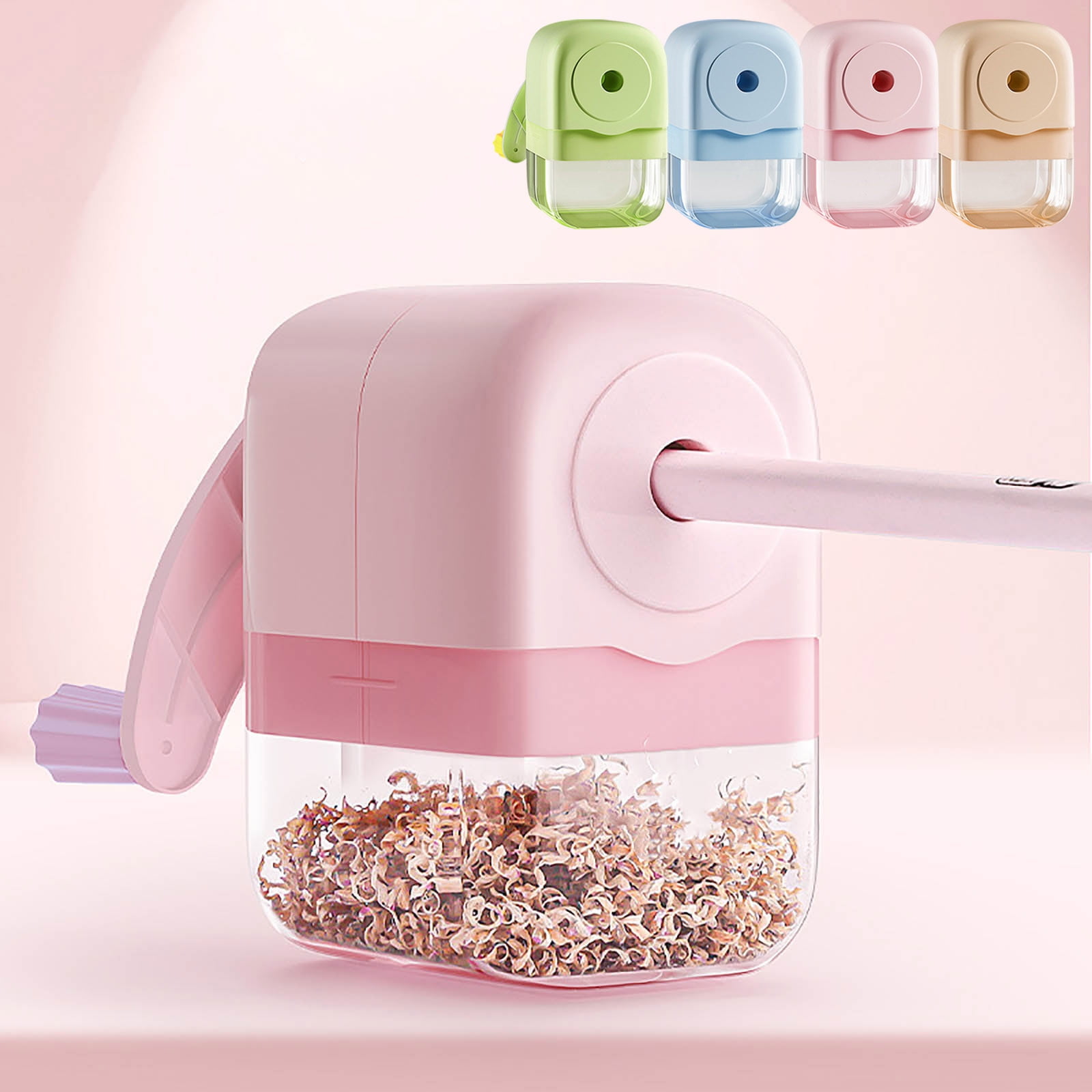 Pencil Sharpener, Learner Handheld Sharpener, Large Capacity, Metal ...