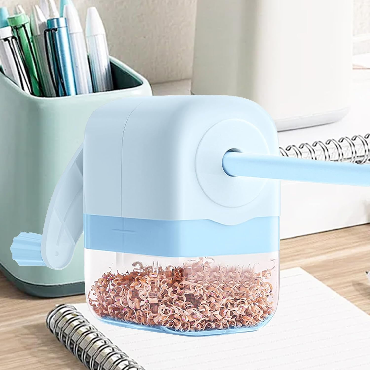 Pencil Sharpener Manual Sharpener with Handle Stationery Supplies ...