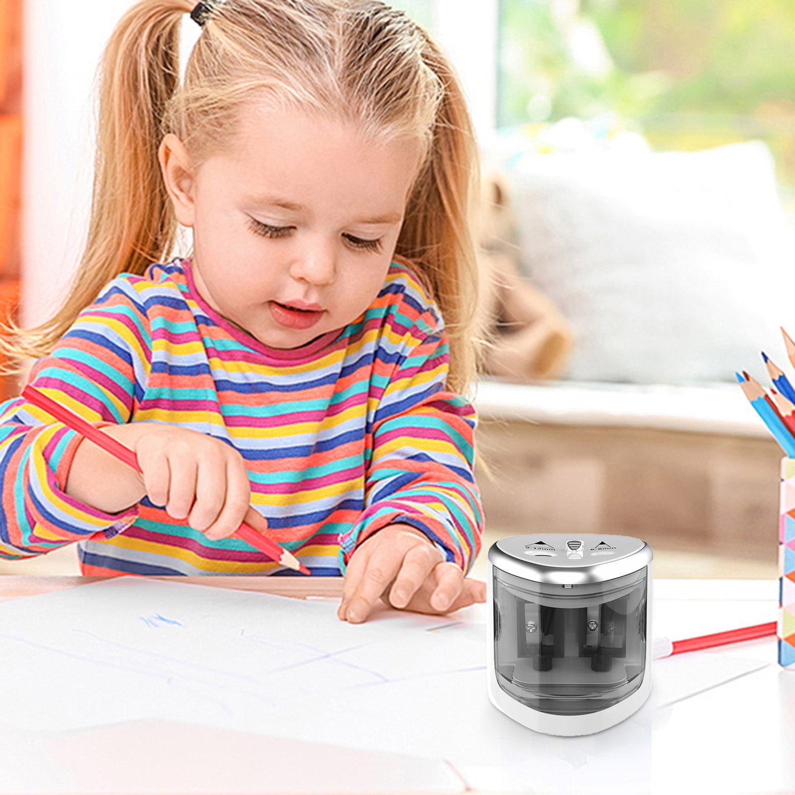 Pencil Sharpener - Powerful All- Motor Over-Sharpening for and Craft ...
