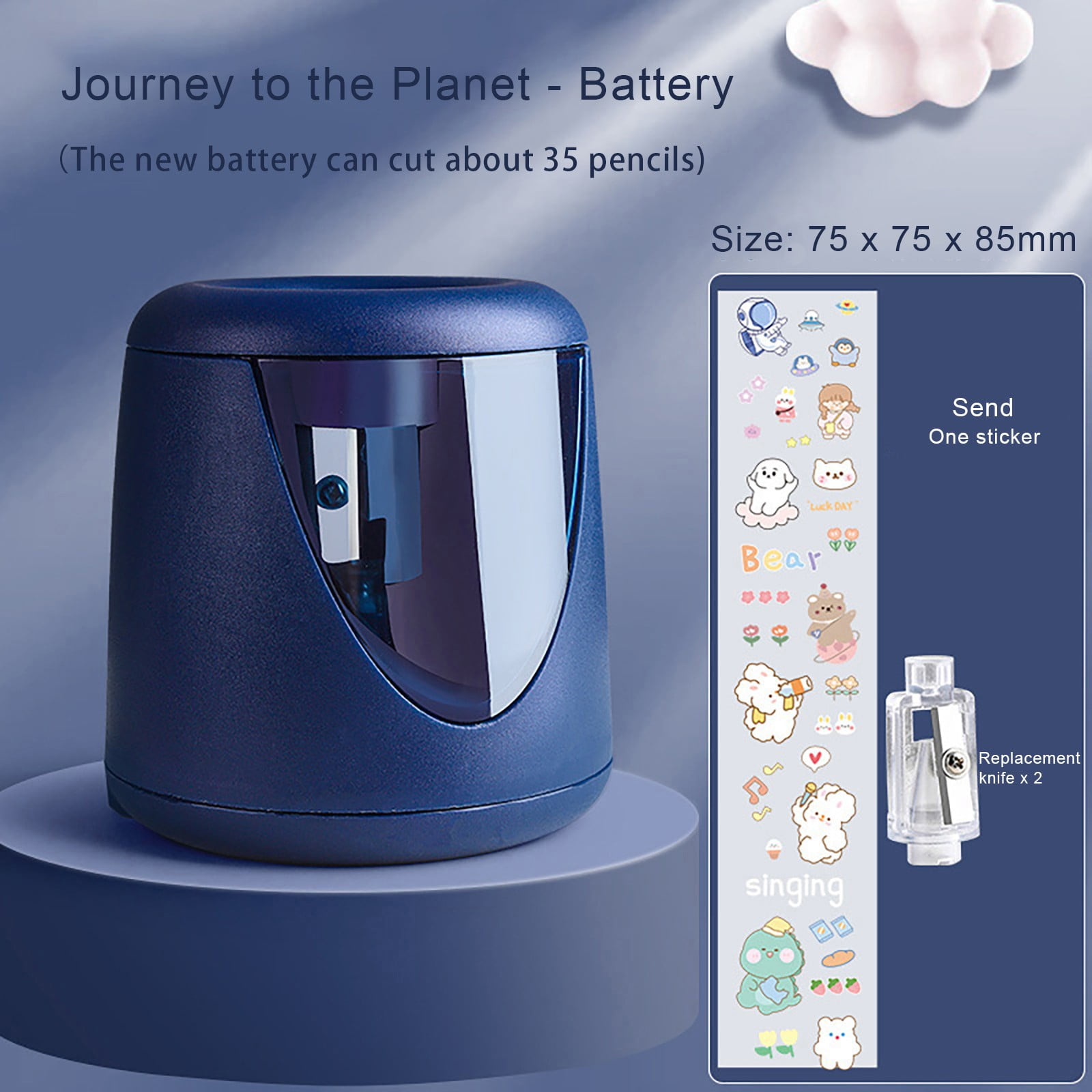 Pencil Sharpener Set, Beneky 1 Set Automatic Pencil Sharpener Pencils ...