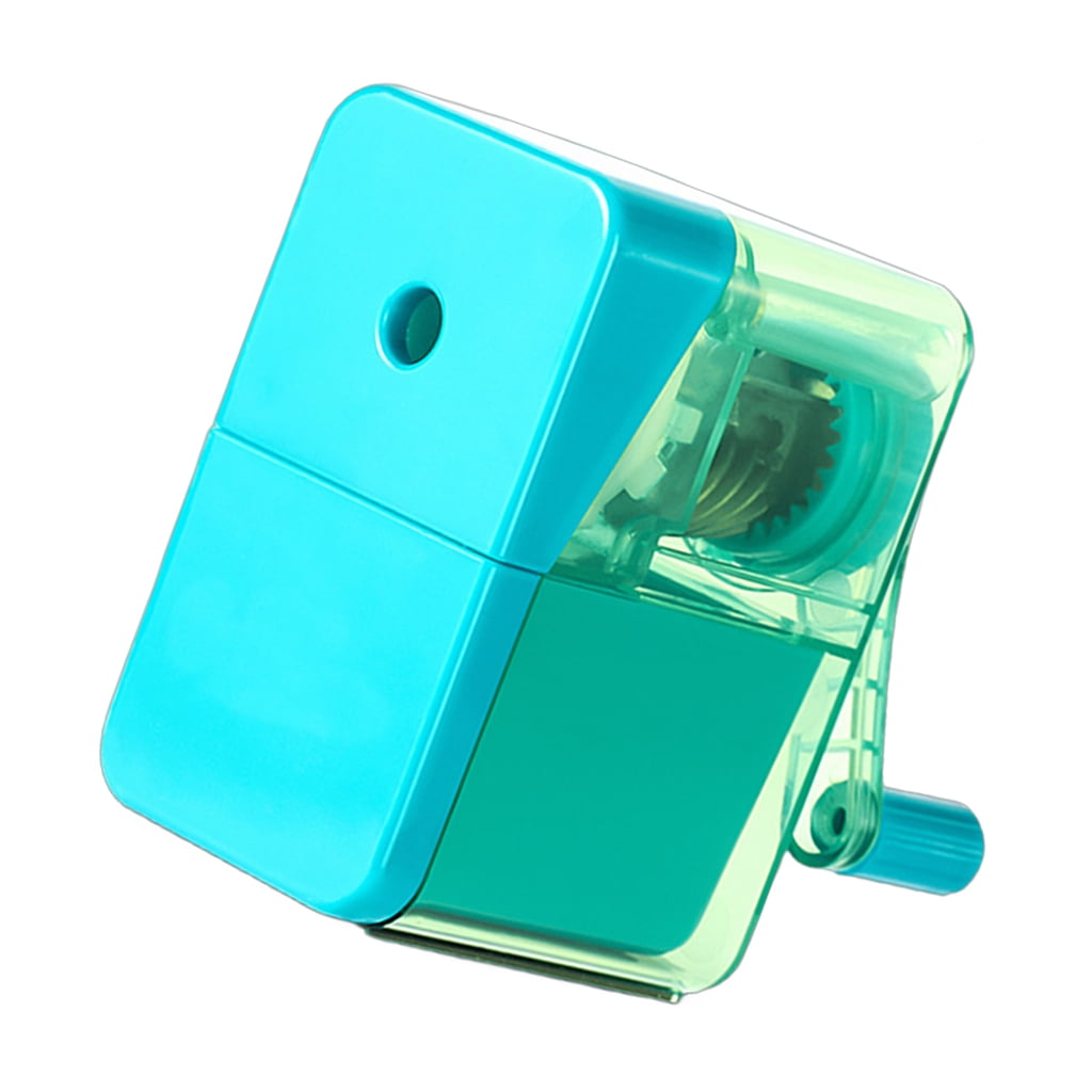 Pencil Sharpener with Container Manual Sharpener Auto Feeding In for ...