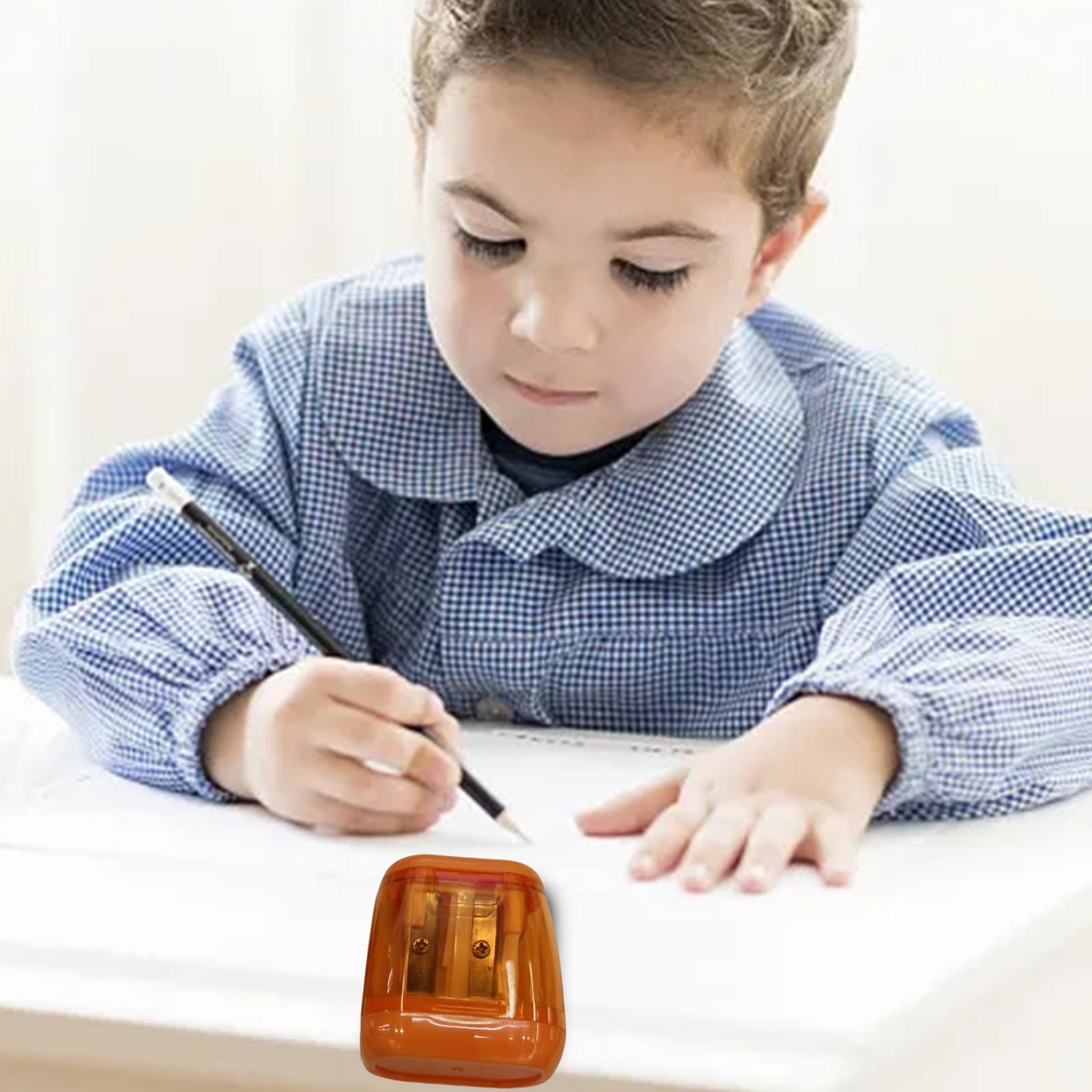 Pencil Sharpeners Pencil Sharpeners Manual Dual Holes Compact Colored ...