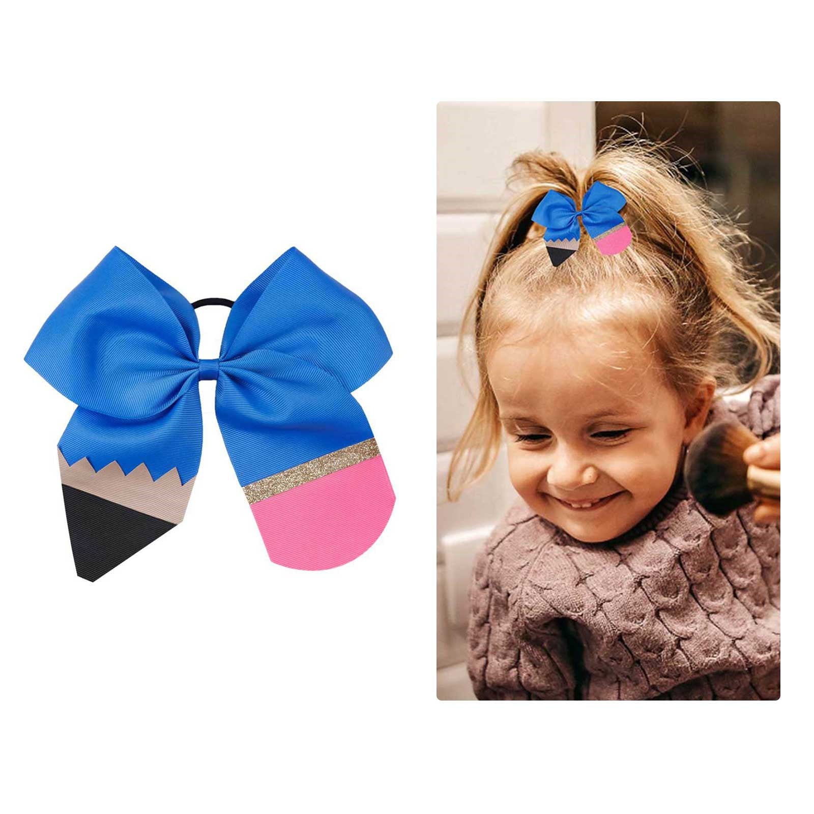 Pencil Themed Girls Hair Ties For Elementary School Students Back To ...