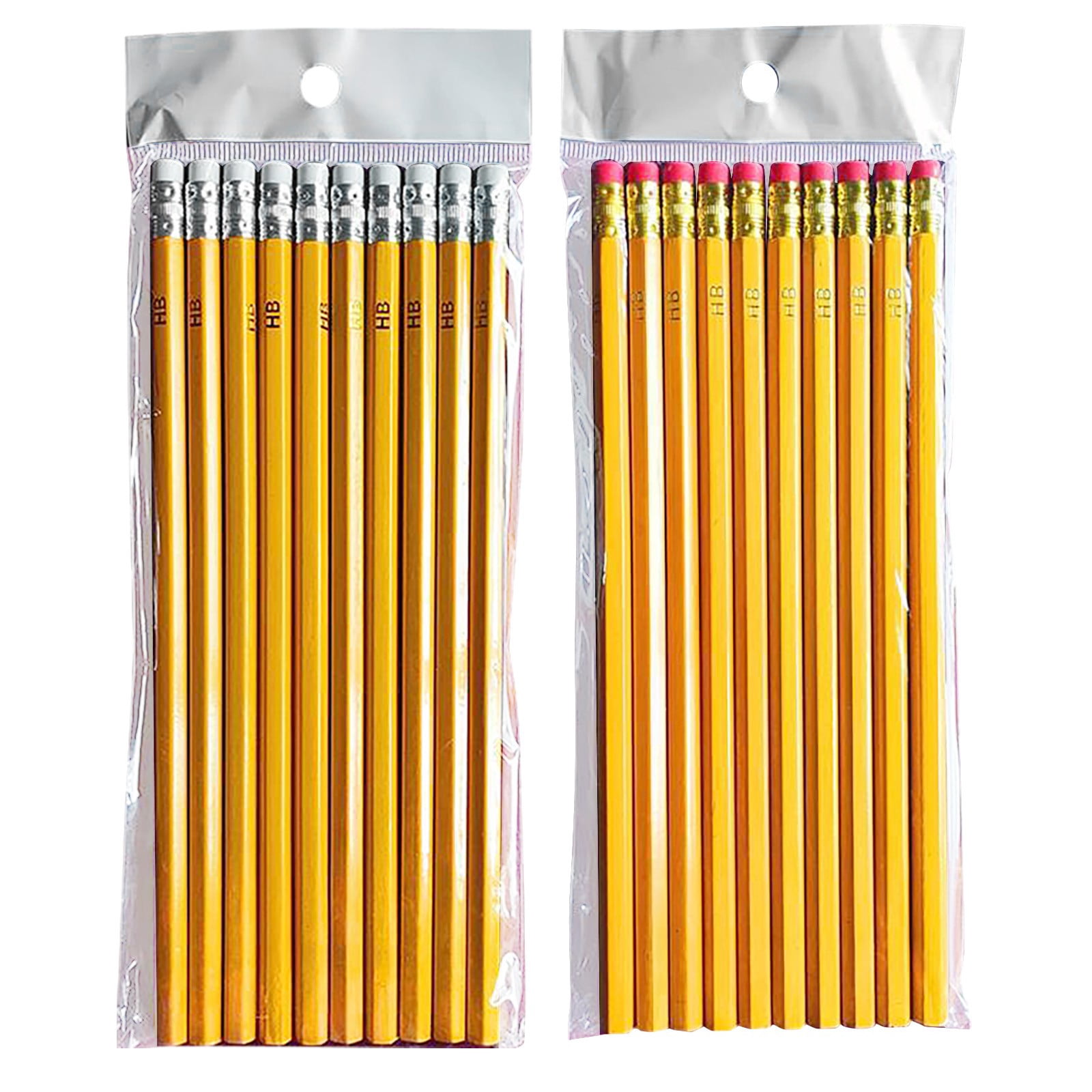 Pencil White Office Writing with Erasers Pencil Write Continuously 10 ...