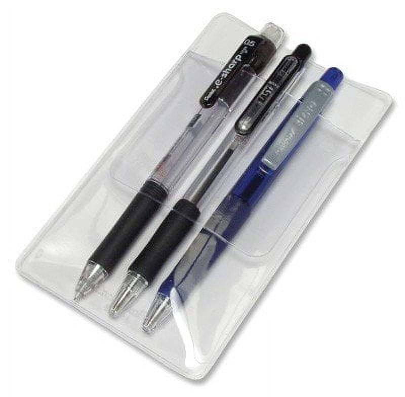 PencilThings Pocket Protector, Classic Transparent 12 Pack - Walmart.com