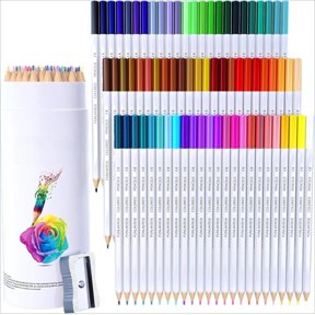 Arrtx 72 Colored Pencils Set, Soft Core, Art Drawing, Metallic Colors ...