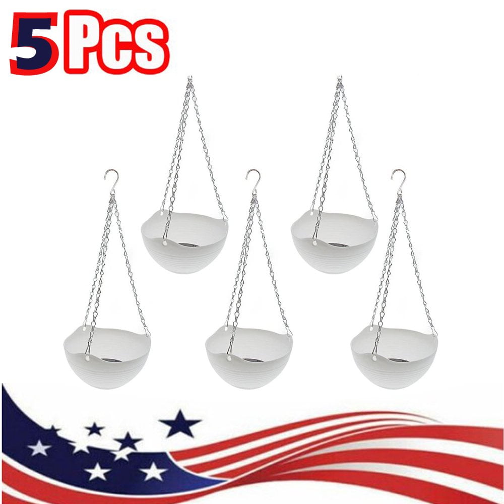 Penck Hanging Baskets,Plastic Hanging Planters,Hanging Flower Pots ...