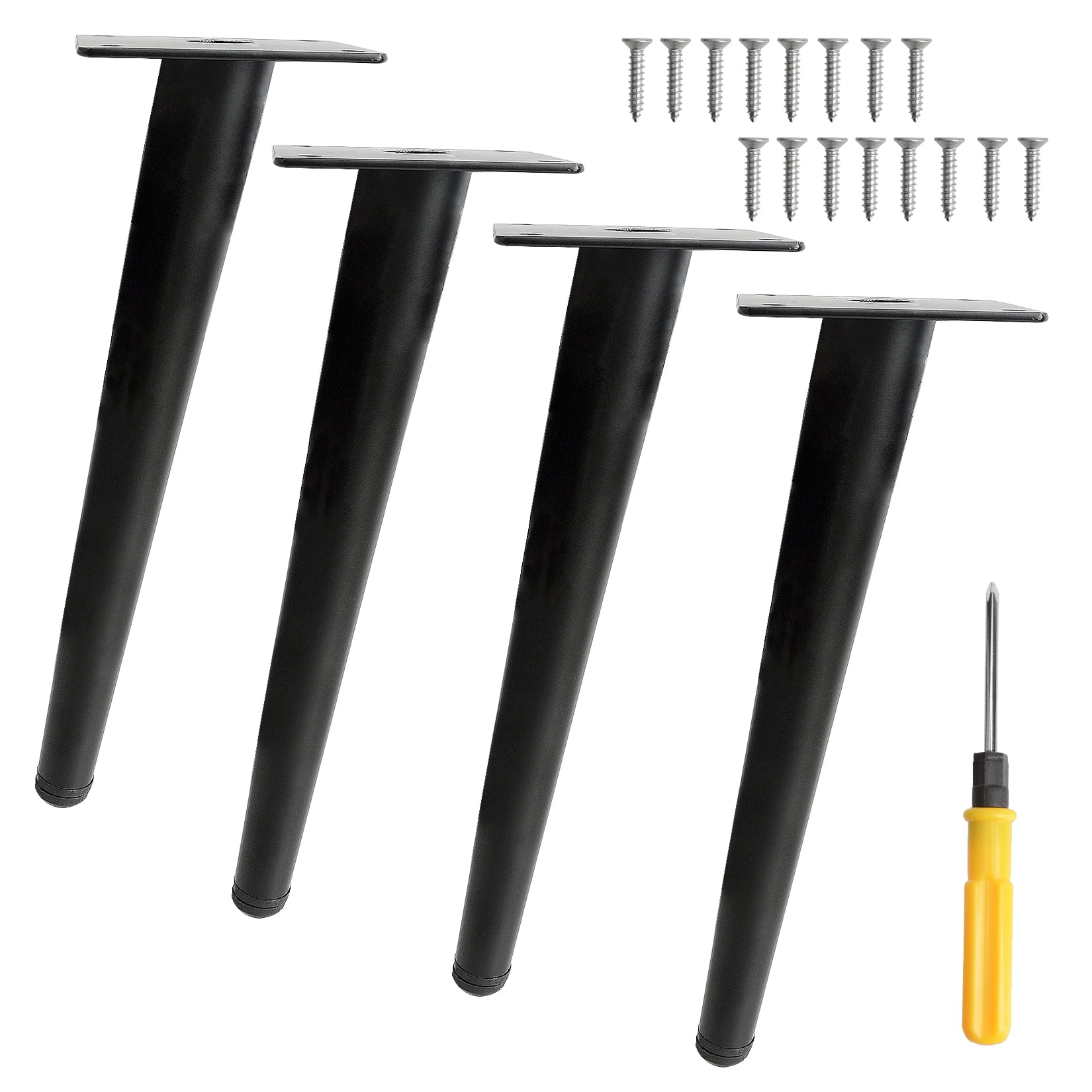 Penck 10 Inch Metal Couch Legs, Replacement Angled Futon Legs, Steel ...