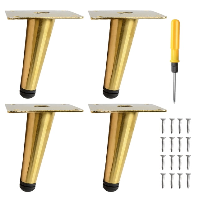 Penck 4 Inch Metal Couch Legs, Replacement Angled Futon Legs, Steel ...