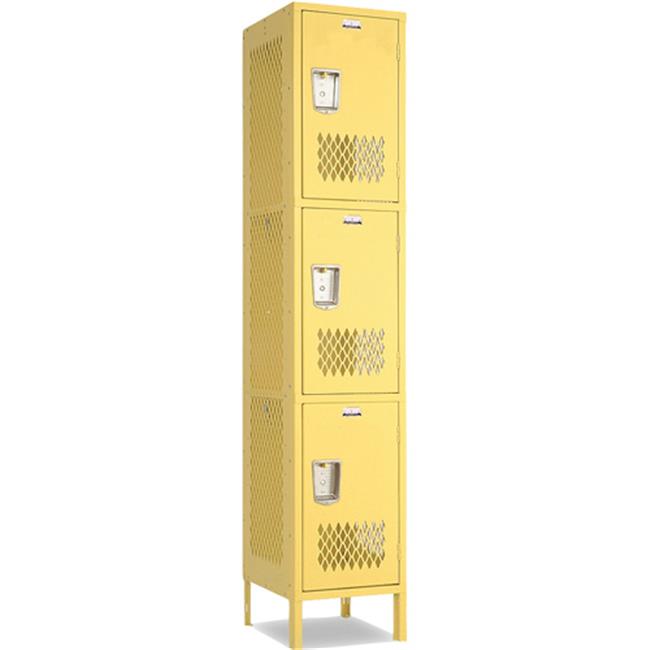 Penco 1216059 Triple Tier Athletic Locker, Burgundy - Walmart.com