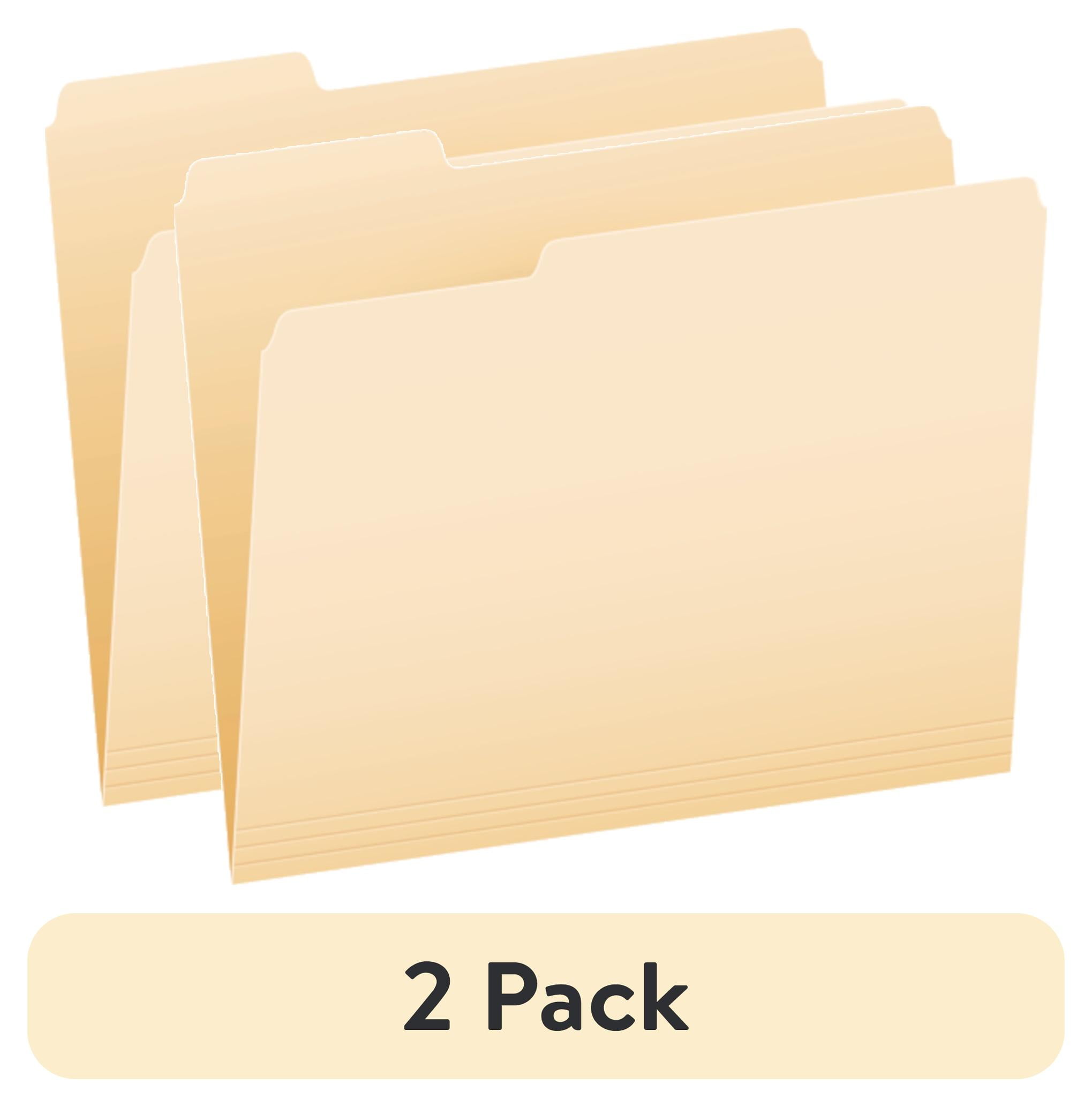 (2 pack) Pendaflex 1/3 Cut Recycled File Folder, Letter, 3/4 in ...
