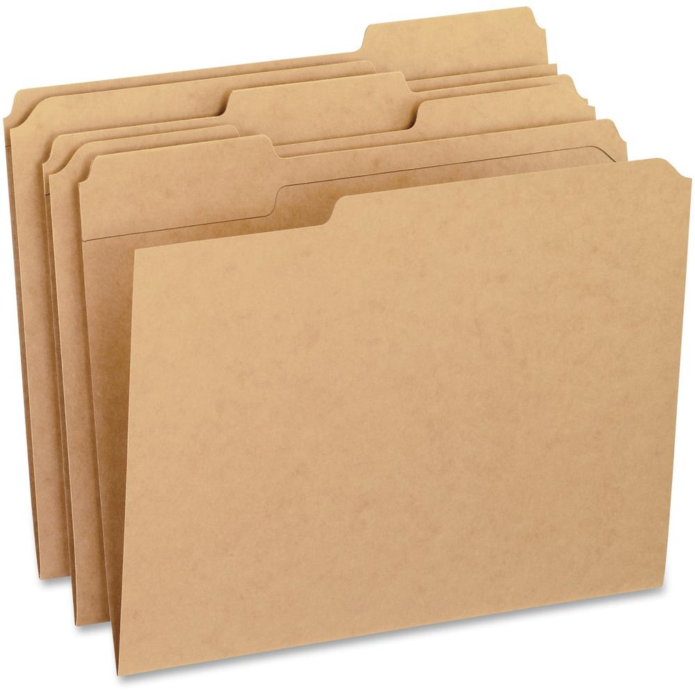 Pendaflex 1 3 Tab Cut Letter Recycled Top Tab File Folder 8 1 2 X 11