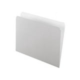 Pendaflex 152-GRA Two-Tone File Folders, Straight Cut, Top Tab, Letter ...