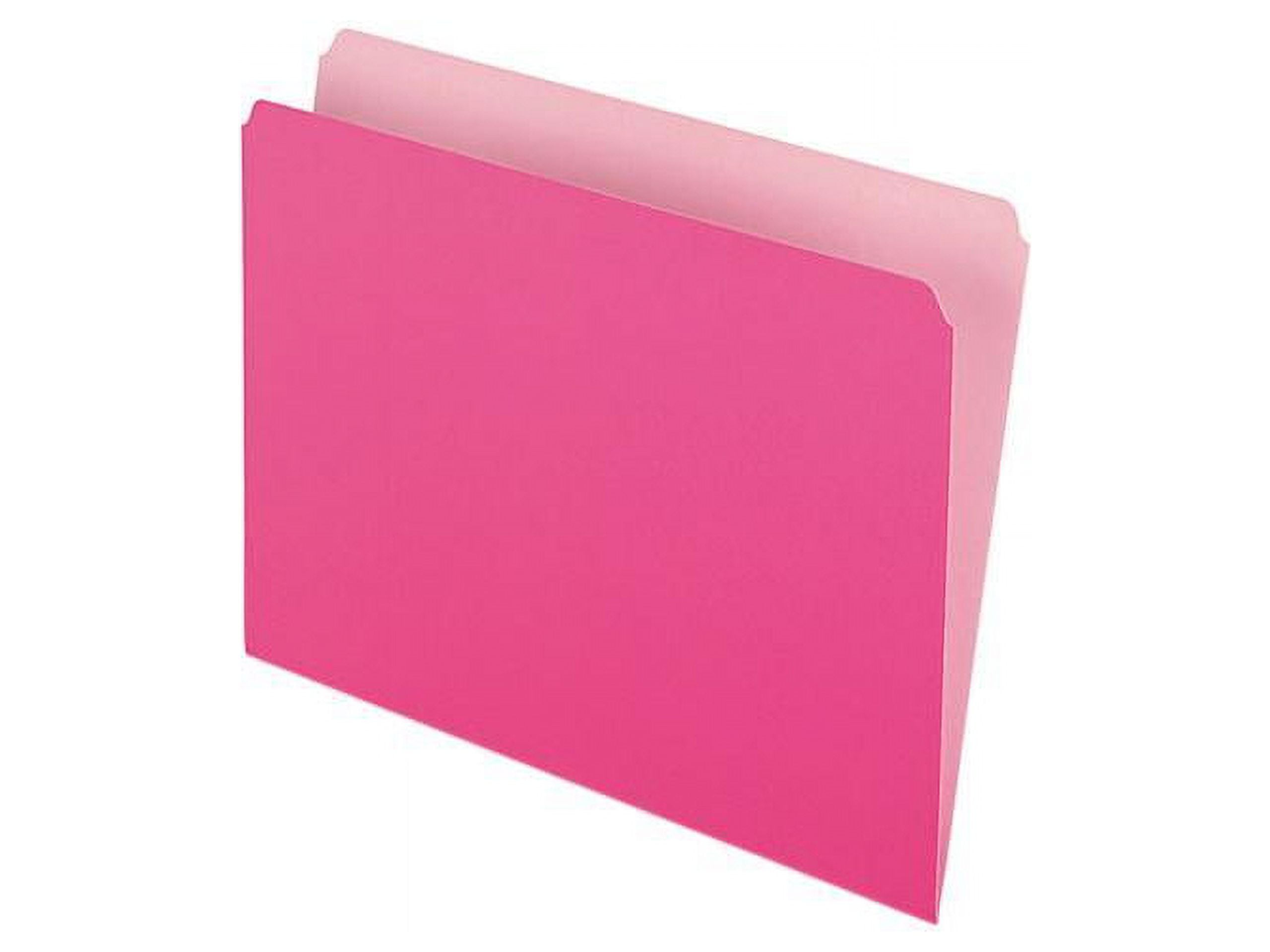 Pendaflex 152-PIN Two-Tone File Folders, Straight Cut, Top Tab, Letter ...