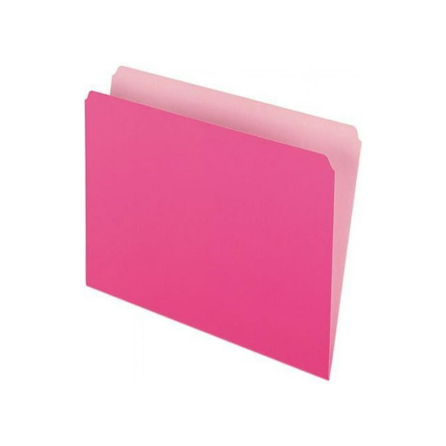 Pendaflex 152-PIN Two-Tone File Folders, Straight Cut, Top Tab, Letter ...