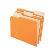 Pendaflex Two-Tone File Folder, Letter Size, 1/3 Cut Tabs, Yellow, Pack ...