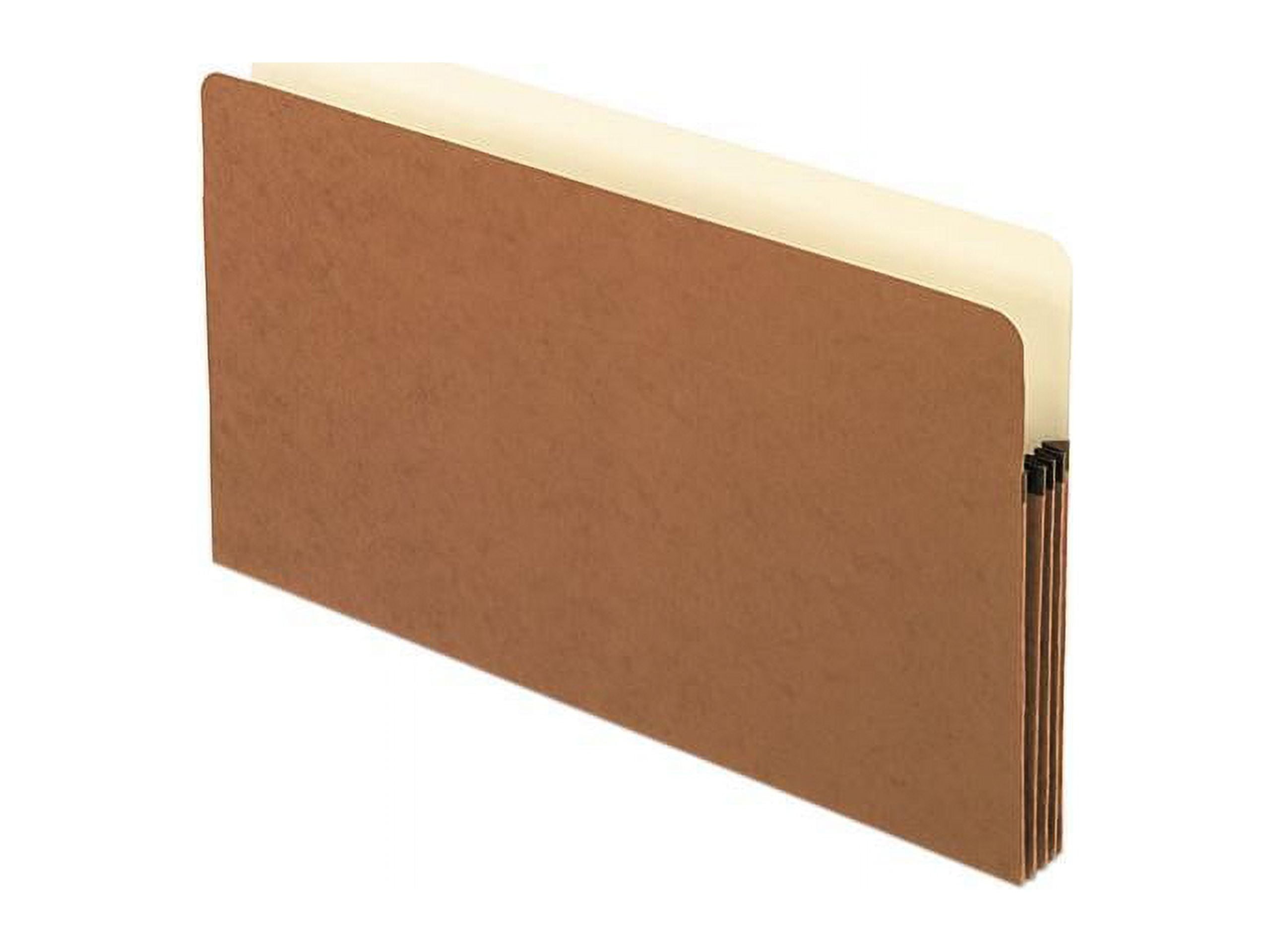 Pendaflex 1526E-OX 3 1/2 Inch Expansion File Pocket, Manila/Red Fiber ...