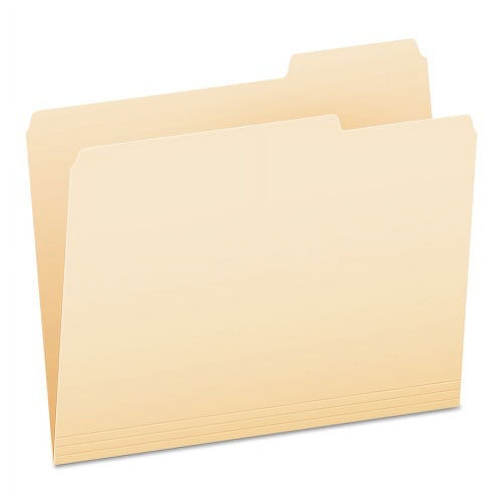 Pendaflex-1PK Pendaflex Manila File Folders, 1/3-Cut Tabs, Center ...